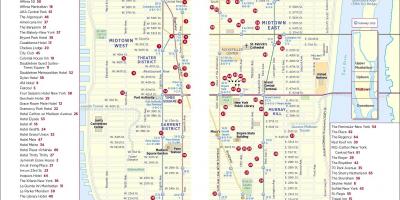 Manhattan mapa - Mapas de Manhattan (Nova York - EUA)